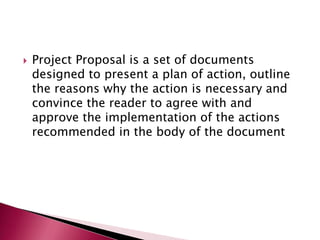 Drafting a project proposal | PPT