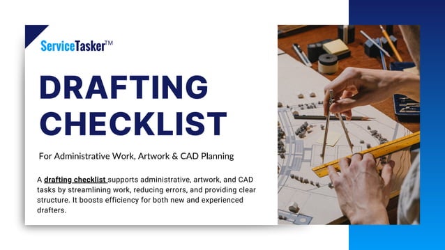 Easy Drafting Checklist by Servicetasker | PDF