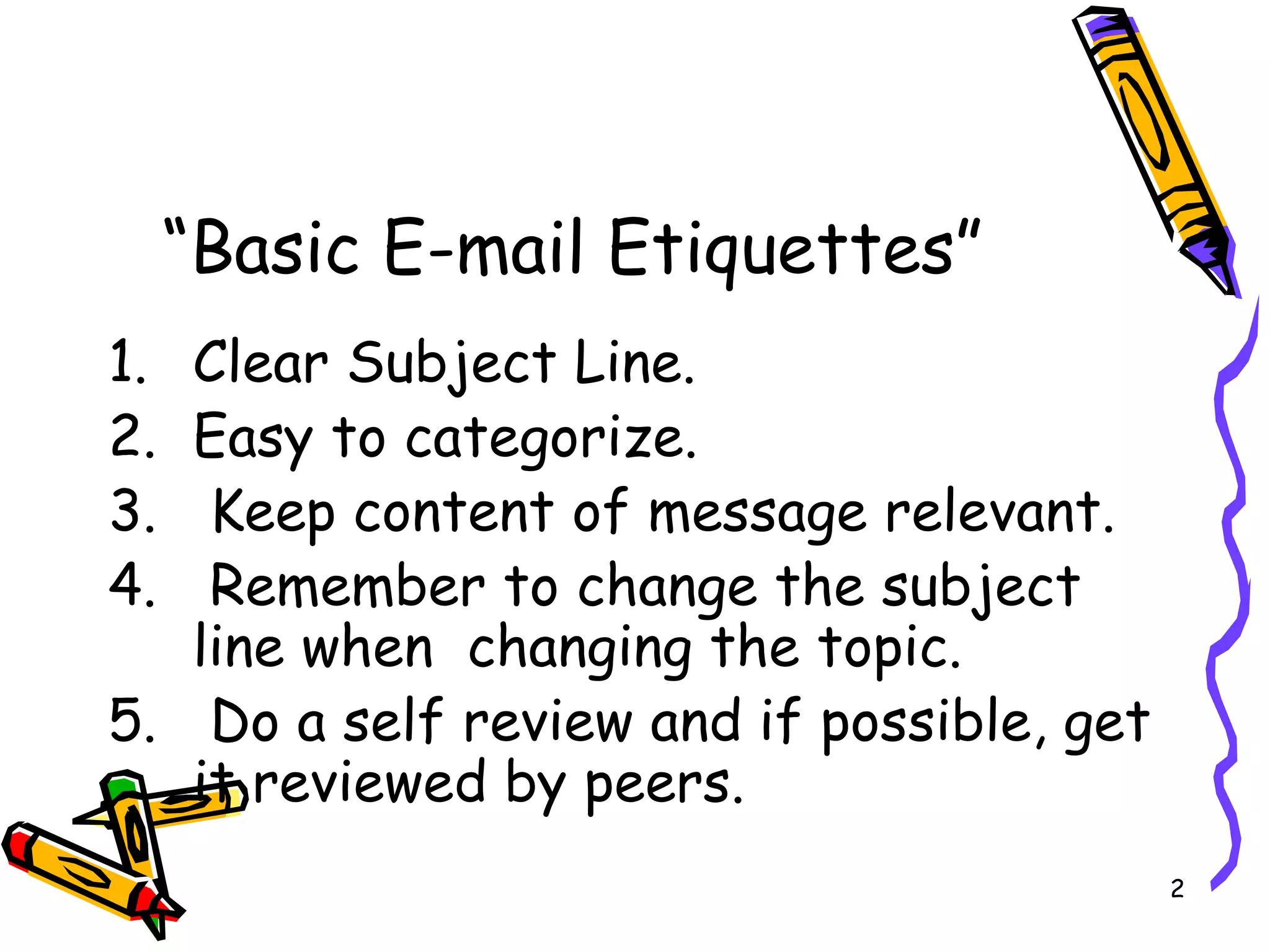 Drafting emails | PPTX