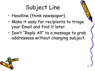 Drafting emails | PPTX