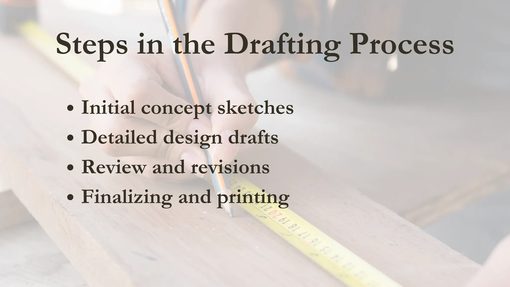 All about Drafting in Construction Projects | PPT