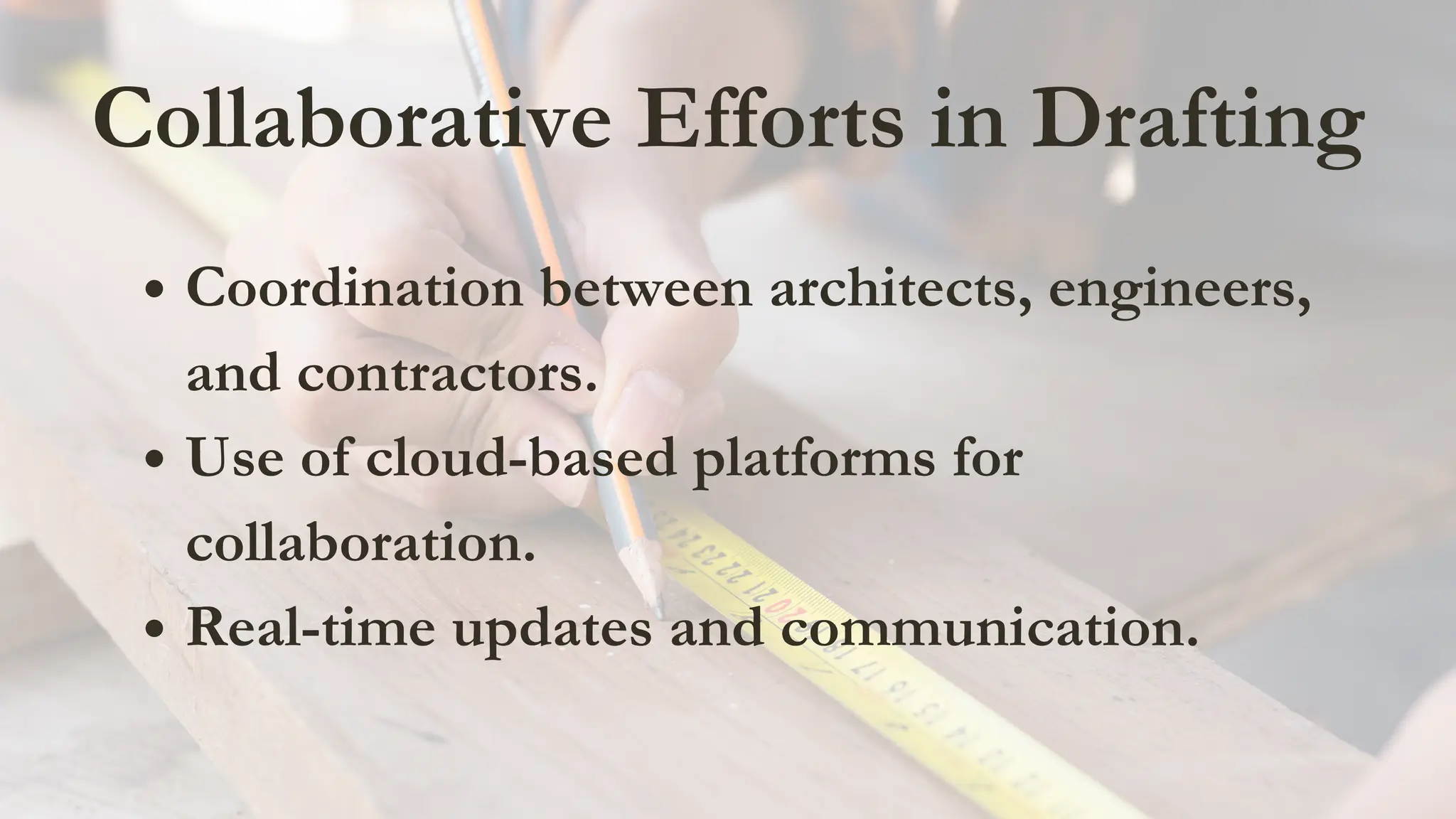 All about Drafting in Construction Projects | PPT