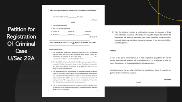 From Scratch to Strong: Introduction to Drafting of Criminal Cases and ...