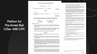 From Scratch to Strong: Introduction to Drafting of Criminal Cases and Applications | PPTX