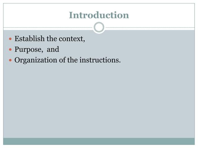 Drafting Instructions--Introductions | PPT