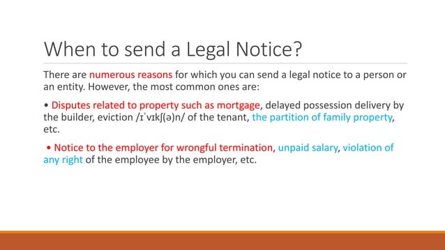 Drafting Legal Notice and what are its essentials.pptx