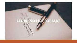 Drafting Legal Notice and what are its essentials.pptx