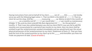 Drafting Legal Notice and what are its essentials.pptx