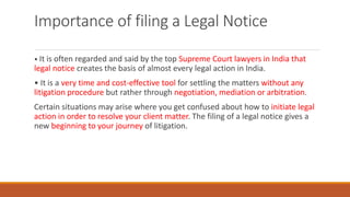 Drafting Legal Notice and what are its essentials.pptx