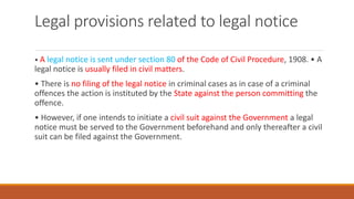 Drafting Legal Notice and what are its essentials.pptx