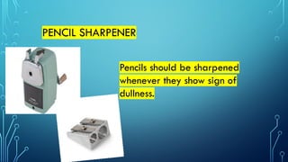 DRAFTING MATERIALS AND TOOLS, ITS USES.pptx