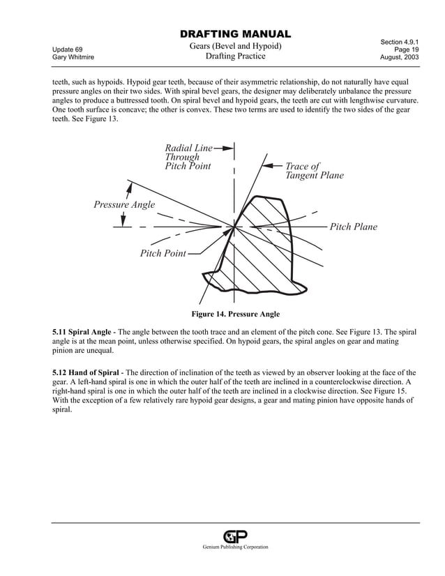 Drafting methods for gears | PDF | Physics | Science