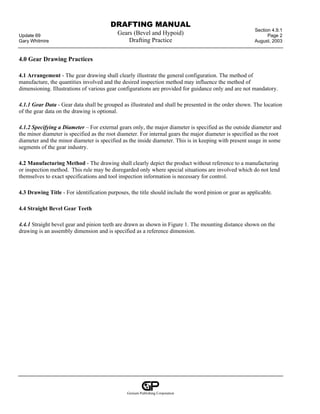 Drafting methods for gears | PDF