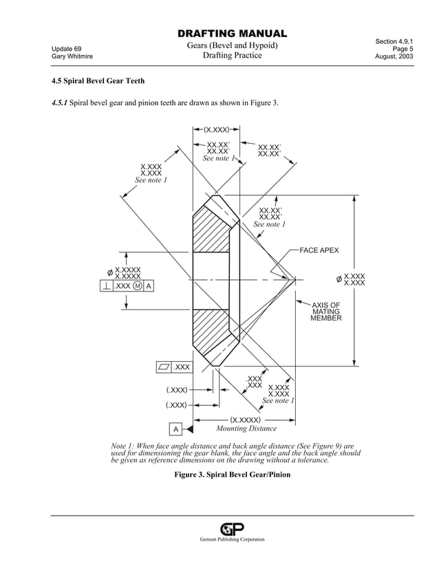 Drafting methods for gears | PDF | Physics | Science