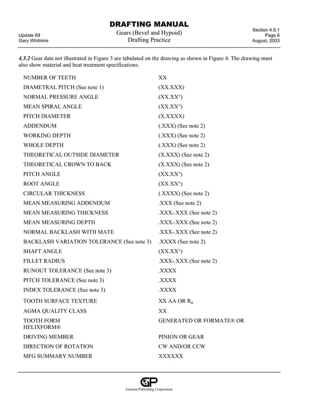 Drafting methods for gears | PDF | Physics | Science