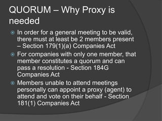 Drafting minutes and resolutions from Members and Board Meetings | PPTX