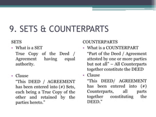 Drafting of deeds | PPTX