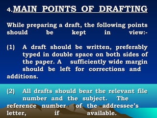 Drafting official | PPT