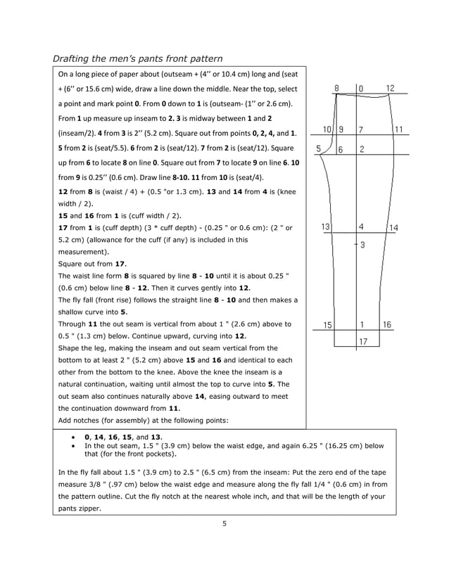 Drafting pants by cinso | PDF