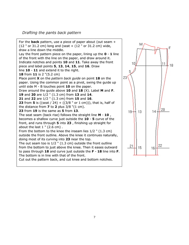 Drafting pants by cinso | PDF