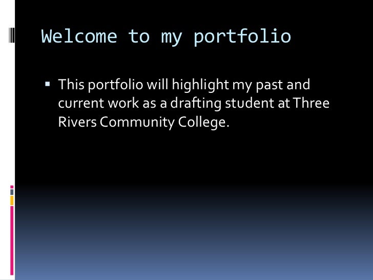Drafting Portfolio