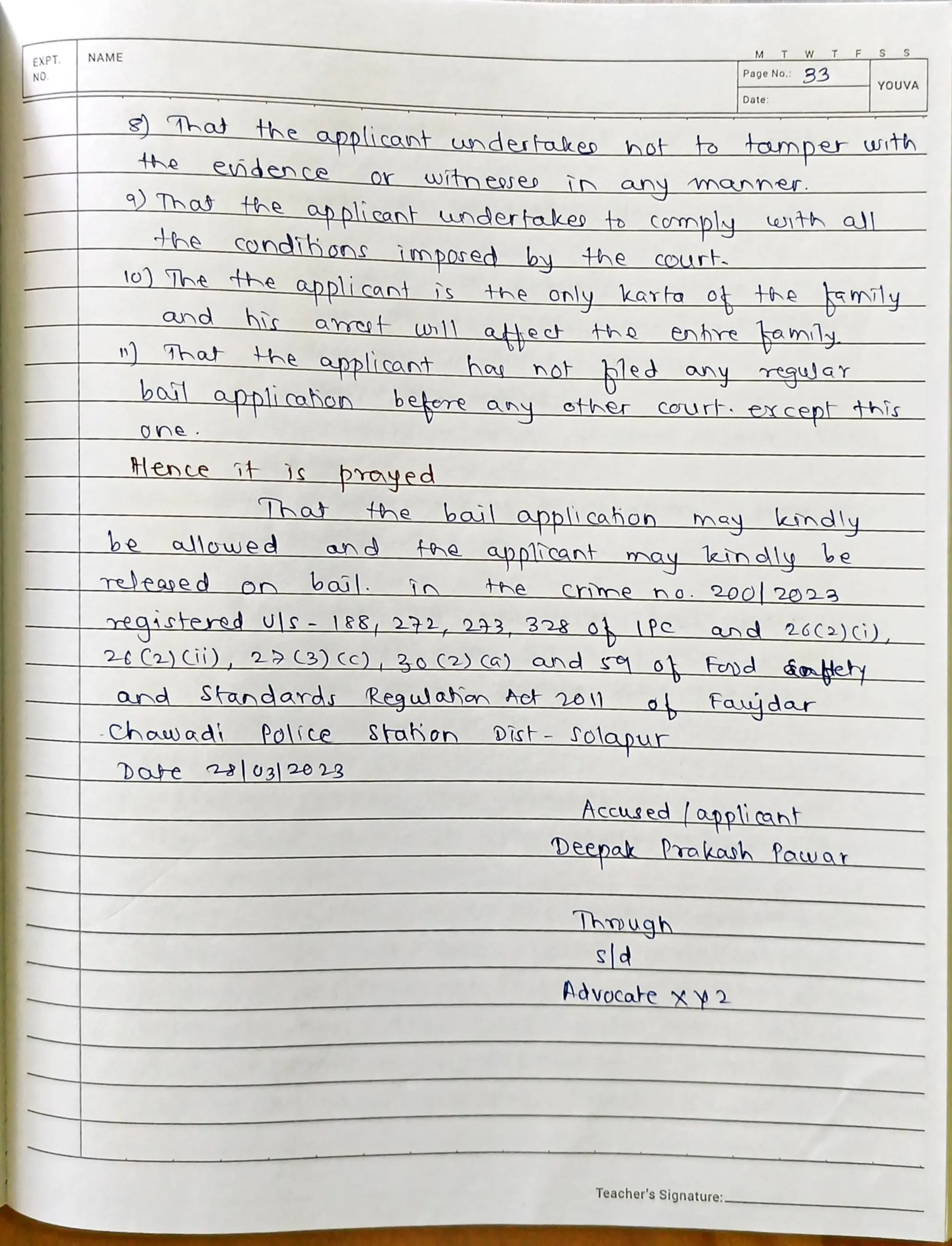 Drafting Practical as written basis the assignment | PDF