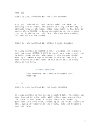 DRAFTING SCRIPT FOR ENIGMA | PDF