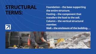 DRAFTING STRUCTURAL layout and detail draft the foundation plan | PPTX