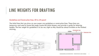 Drafting techniques in Building Materials and Construction | PDF ...