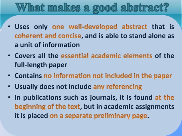 Drafting the Abstract.pdf