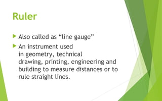 TLE 9 (Technical Drafting) - Drafting Tools | PPT