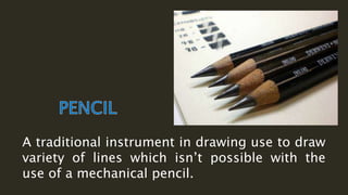 Drafting tools and equipment | PPTX