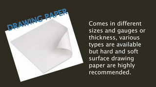 Drafting tools and equipment | PPTX