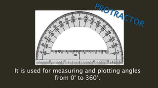 Drafting tools and equipment | PPTX