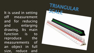 Drafting tools and equipment | PPTX
