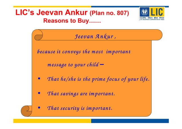 Jeevan Ankur Table 807 | PDF
