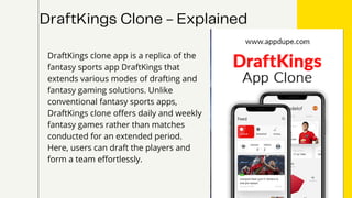 Draftkings clone | PPT