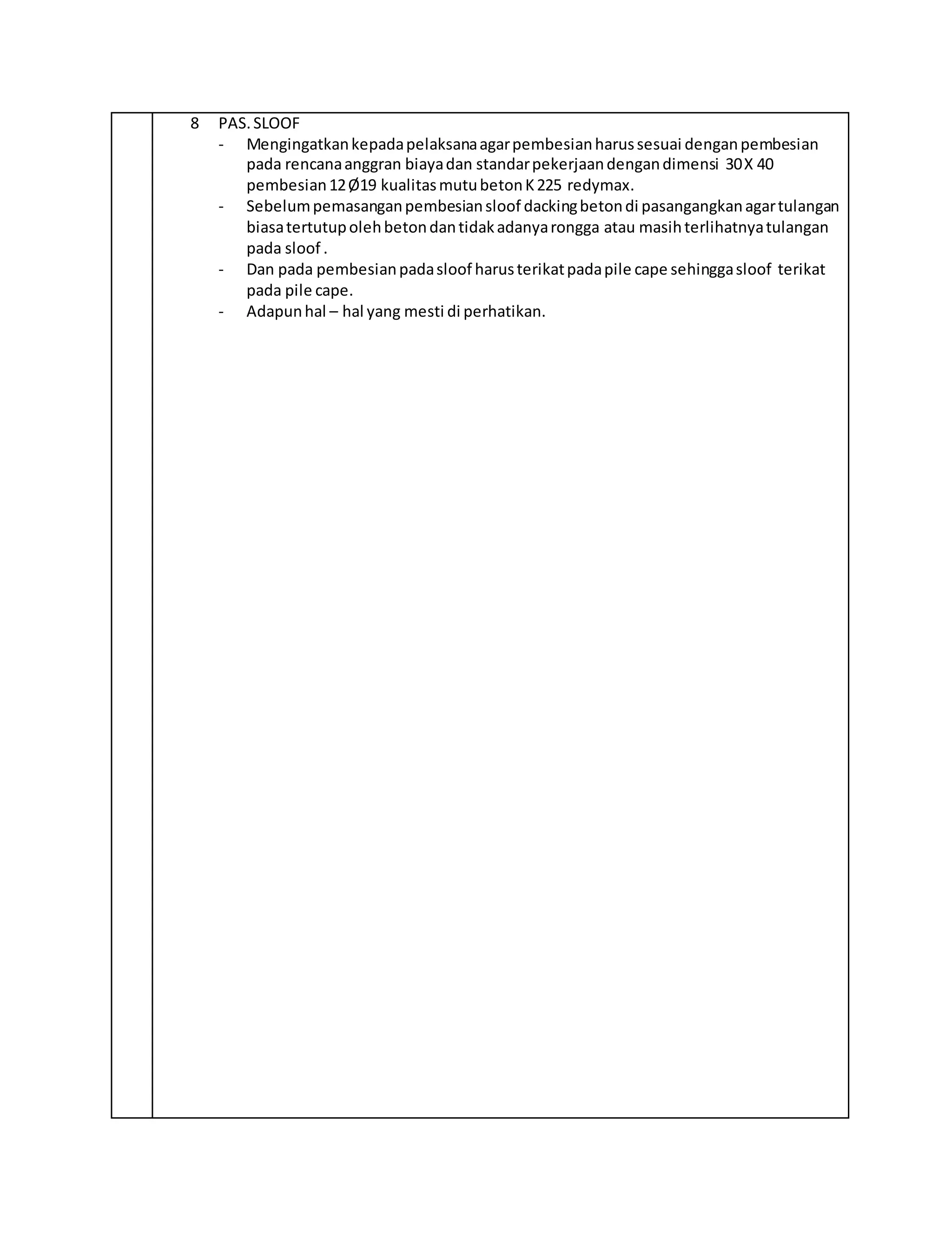 CONTOH LAPORAN KONSULTAN PENGAWAS | DOCX