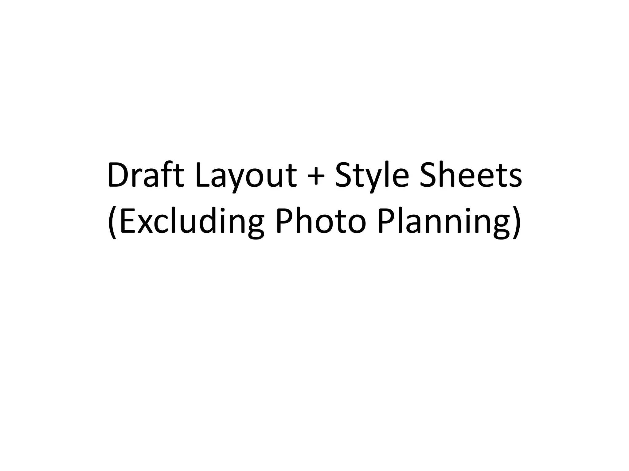 Draft layout | PPTX | Desktop Publishing | Computer Software and ...