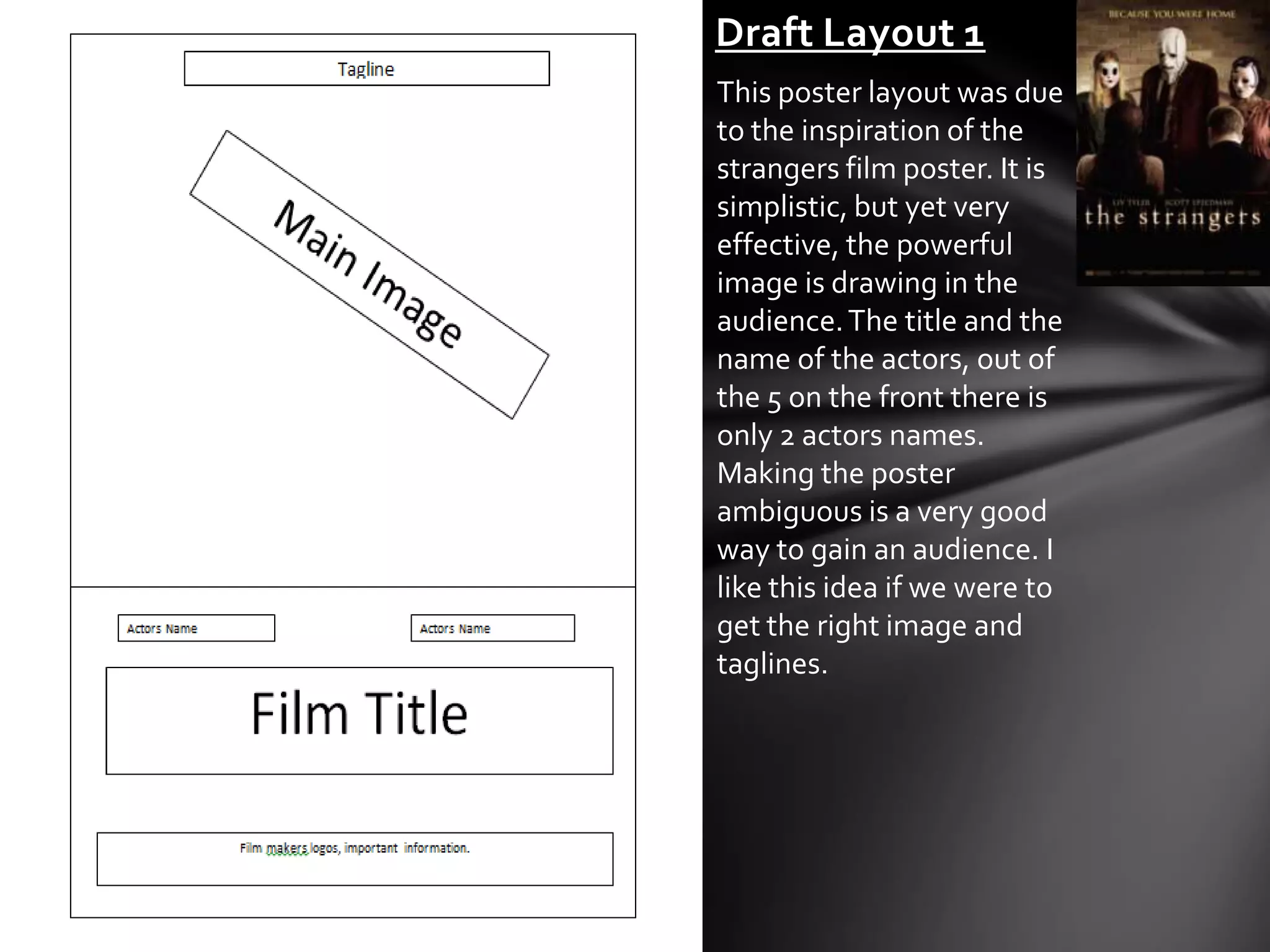 Draft layout- Film Posters | PPTX
