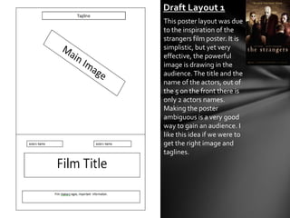Draft layout- Film Posters | PPTX