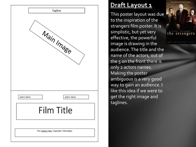 Draft layout- Film Posters | PPTX