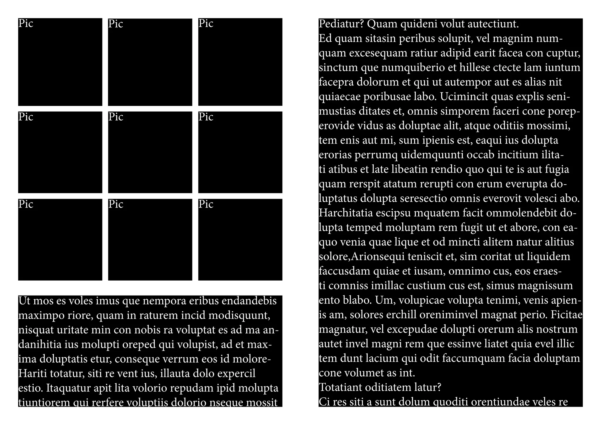 Draft layout export | PDF