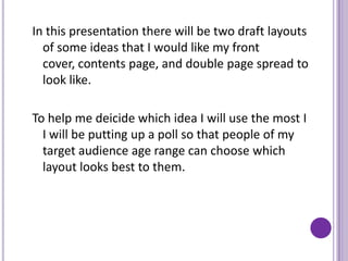 Draft layouts | PPTX