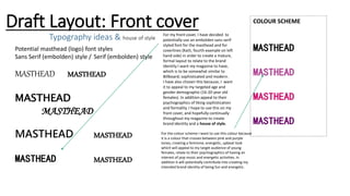 Draft layouts | PPT