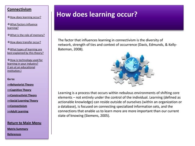 Draft learning matrix