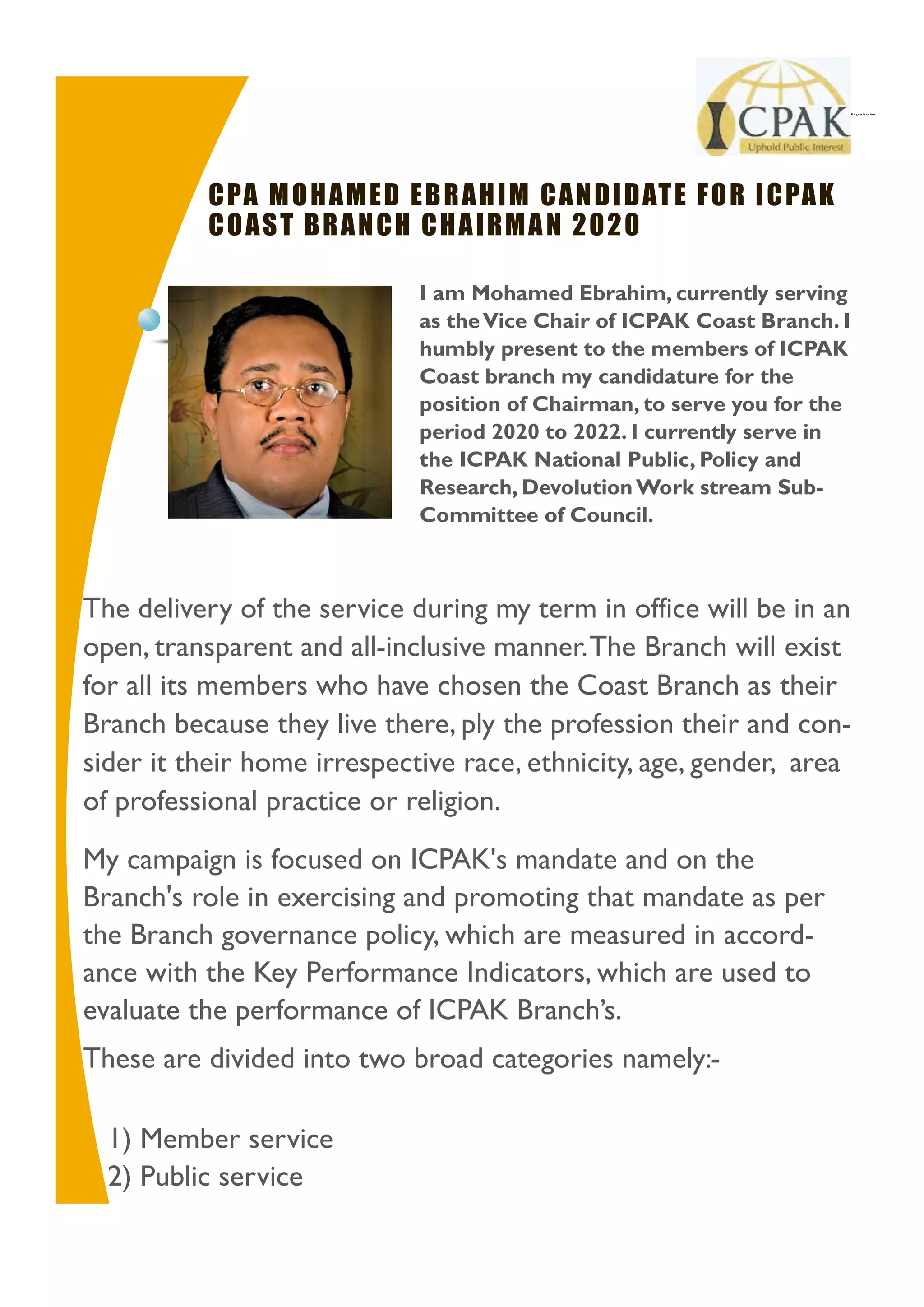 CPA Mohamed Ebrahim 4 ICPAK Coast Branch Chair | PDF