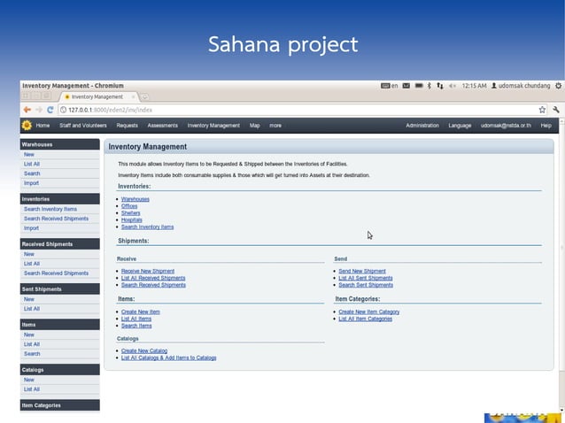 Draft my sahana_project_th | PPT