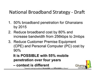 Draft national broadband strategy | PDF