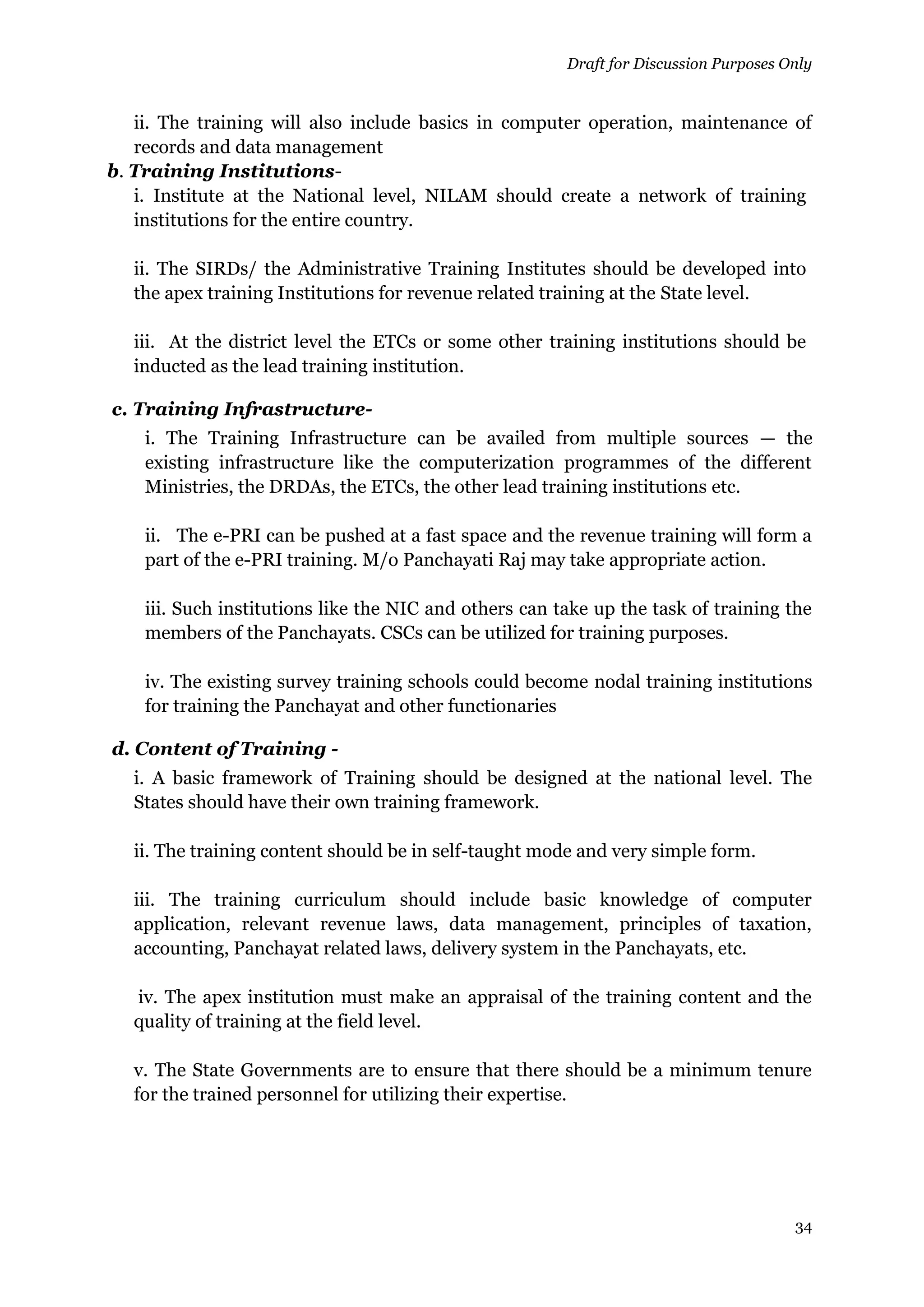Draft National Land Reforms Policy | PDF